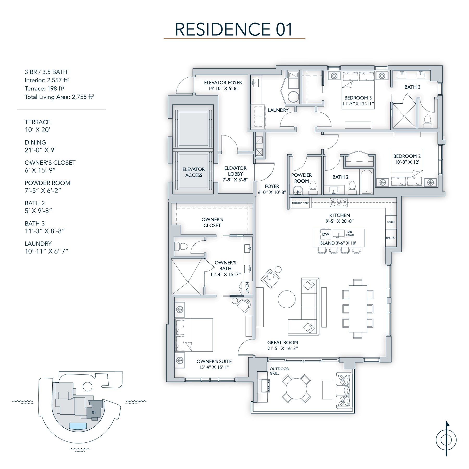Residence 01 The Owen Golden Gate Point